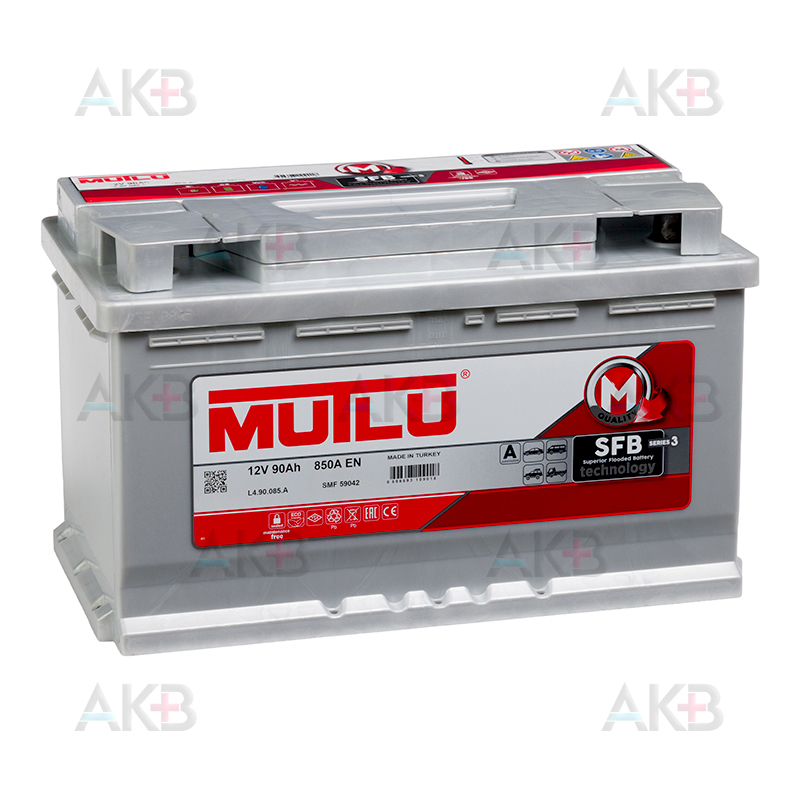 Аккумулятор Mutlu SFB 3 59042 90 Ач 850А обр. пол. (315x175x190) L4.90.090.A купить в интернет ...